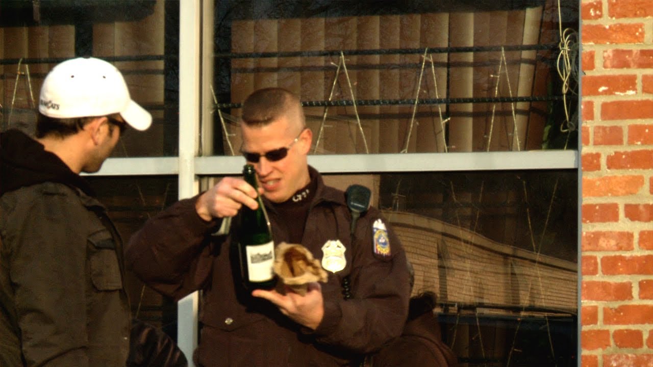 Epic Prank On Cops Drinking In Public Youtube