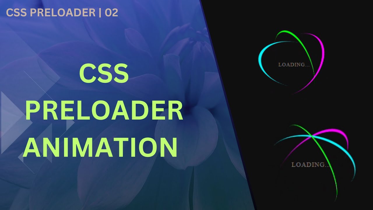 Create A Smooth Css Preloader Animation Step By Step Tutorial Youtube