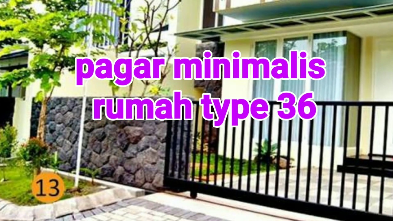 25 Gambar Pagar Rumah Minimalis Type 36 Typehom
