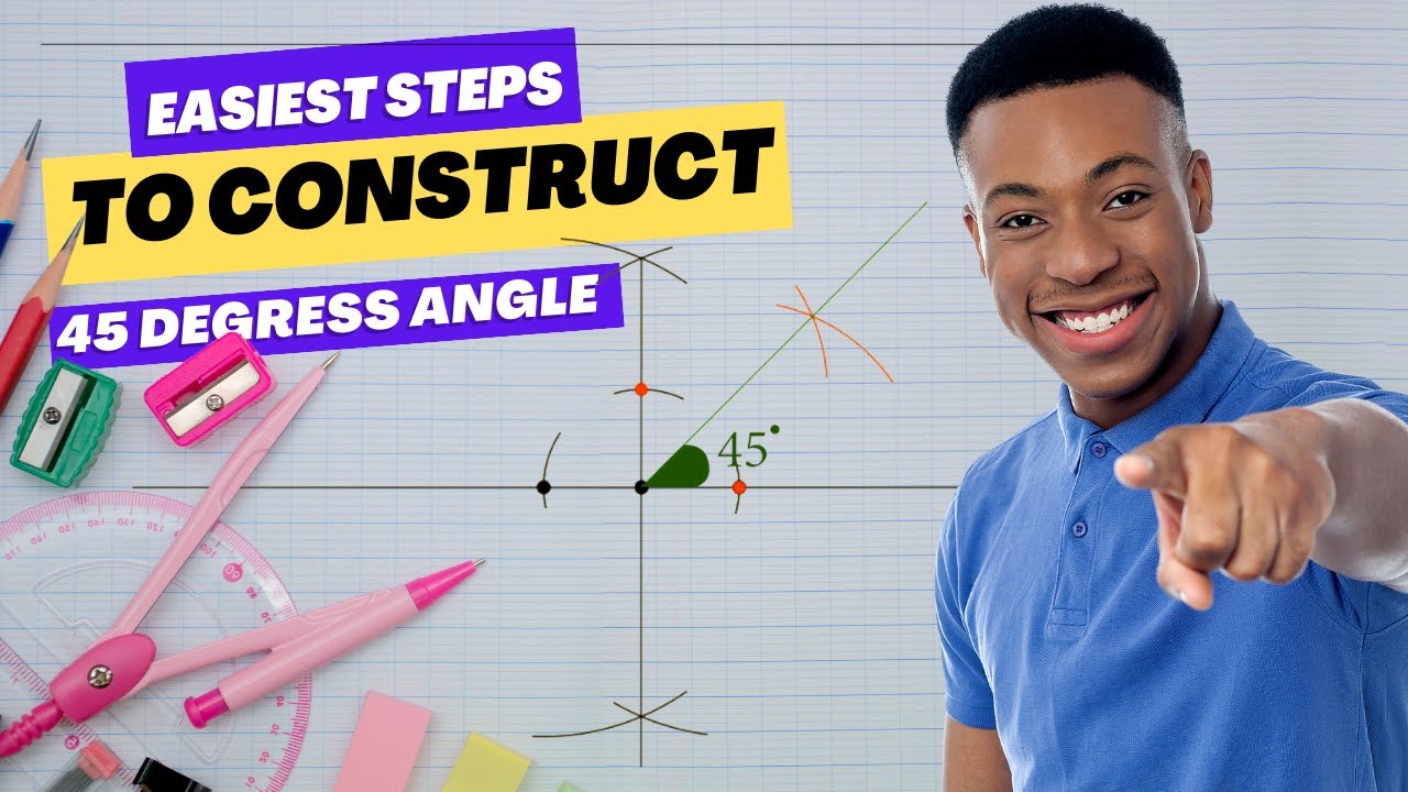 Construct Construct A 45 Degree Angle Free Word Template