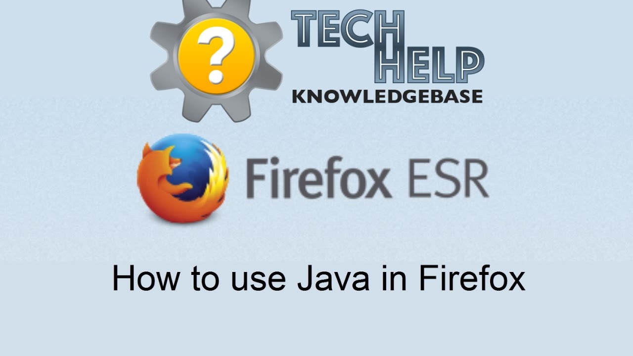How To Use Java In Firefox Youtube