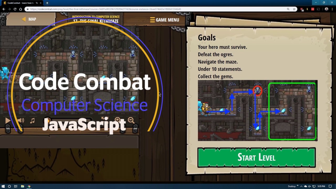 Codecombat Final Kithmaze Level 17 Javascript Tutorial With Solution