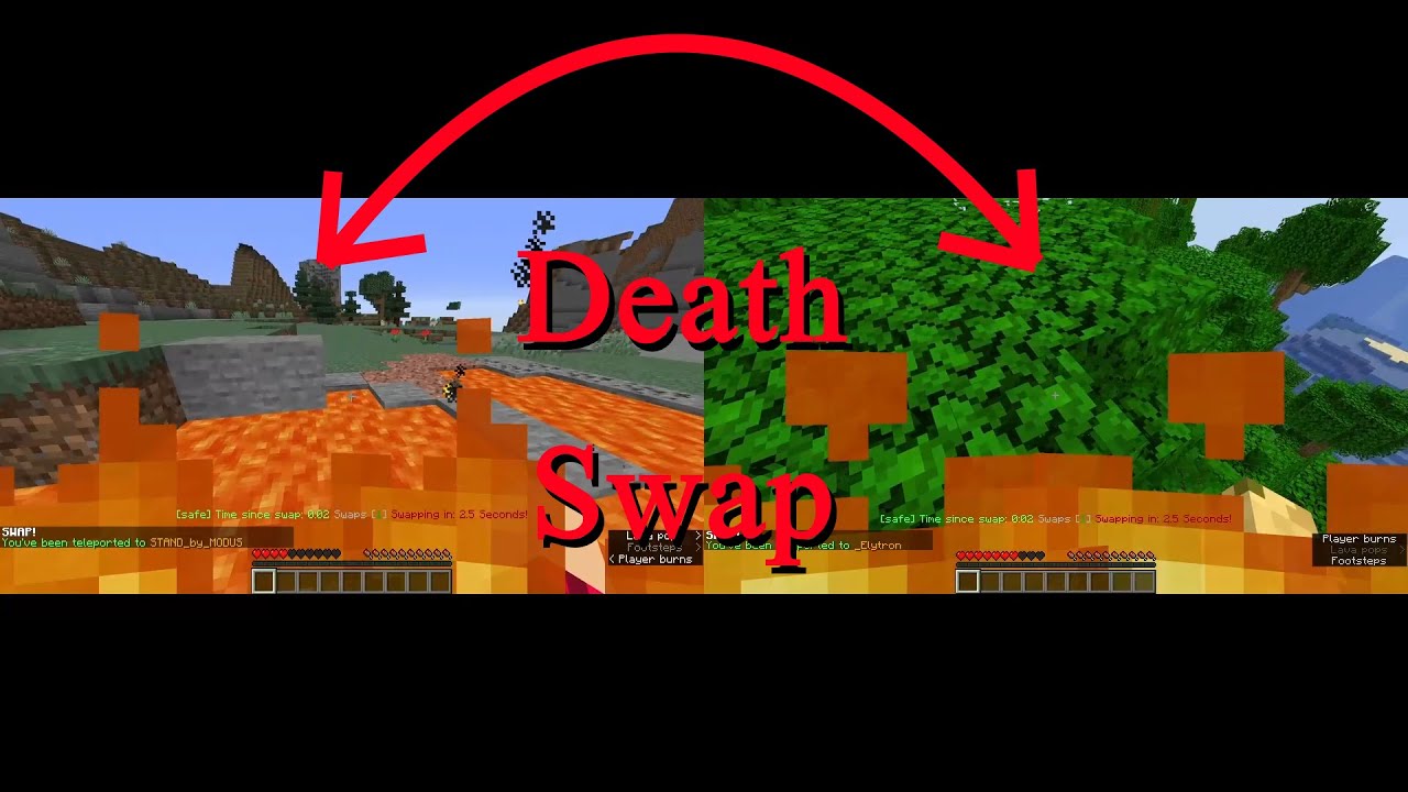 Minecraft Death Swap But With Custom Biomes And Structures Salmons