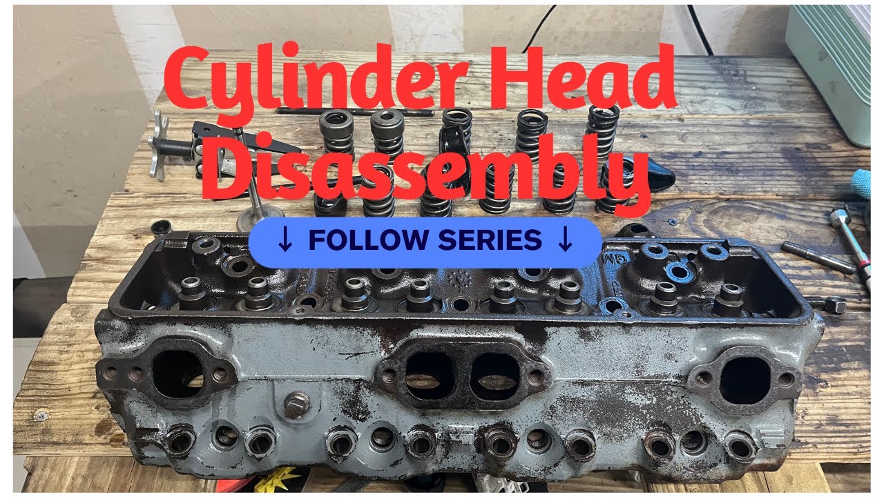 Cylinder Head Disassembly Sbc Youtube