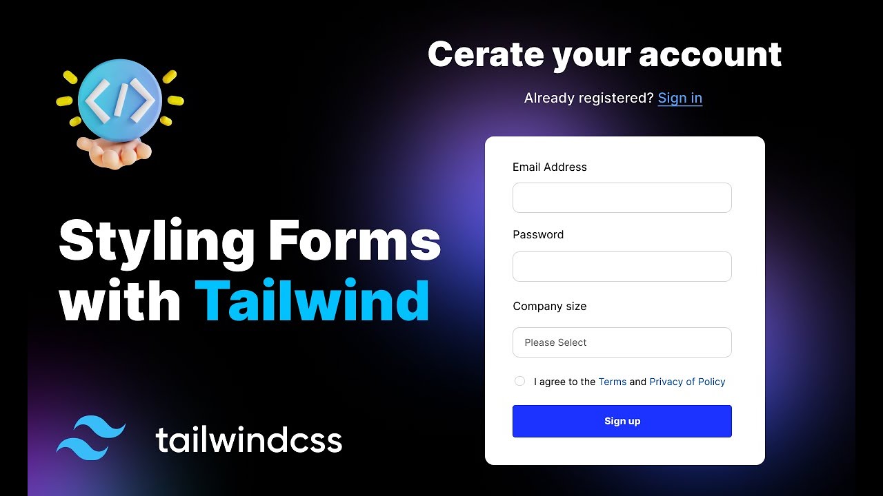 Dev Promote Styling Forms With Tailwind Css Youtube