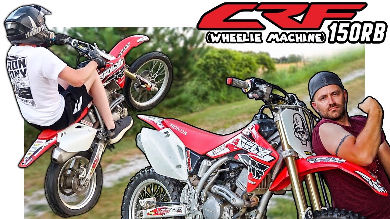 Crf150rb First Ride Review This Dirt Bike Is A Wheelie Machine
