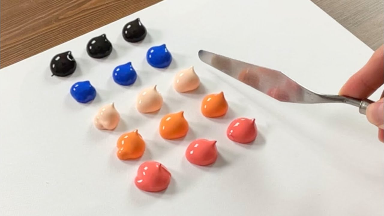 Easy Acrylic Painting Satisfying Abstract Art Videos Youtube