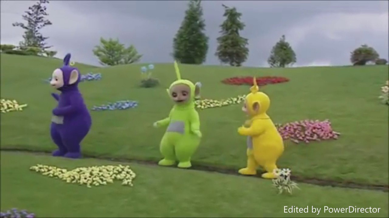 Teletubbies Jumping Dance On Path Youtube