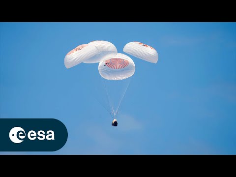 Splashdown Of Axiom 3 Mission With Marcus Wandt Video Kidibot