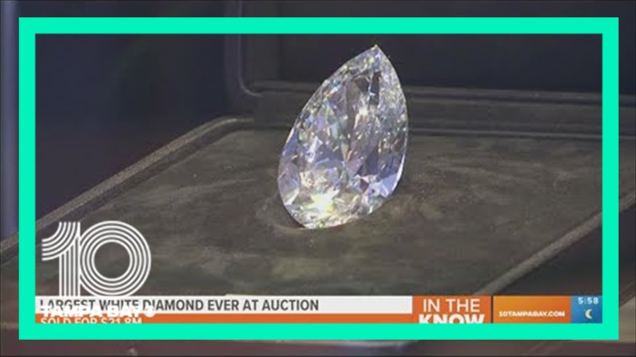 A Diamond Called The Rock Sold For 21 Million With Fees Youtube