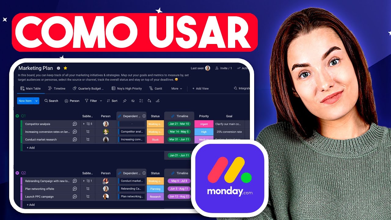Como Usar Monday Para Principiantes 2025 Monday Tutorial En