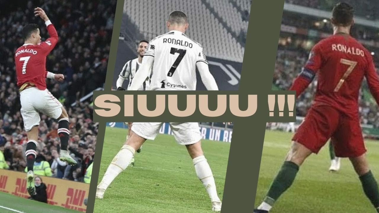Kompilasi Selebrasi Goal Siuuu Cristiano Ronaldo Youtube