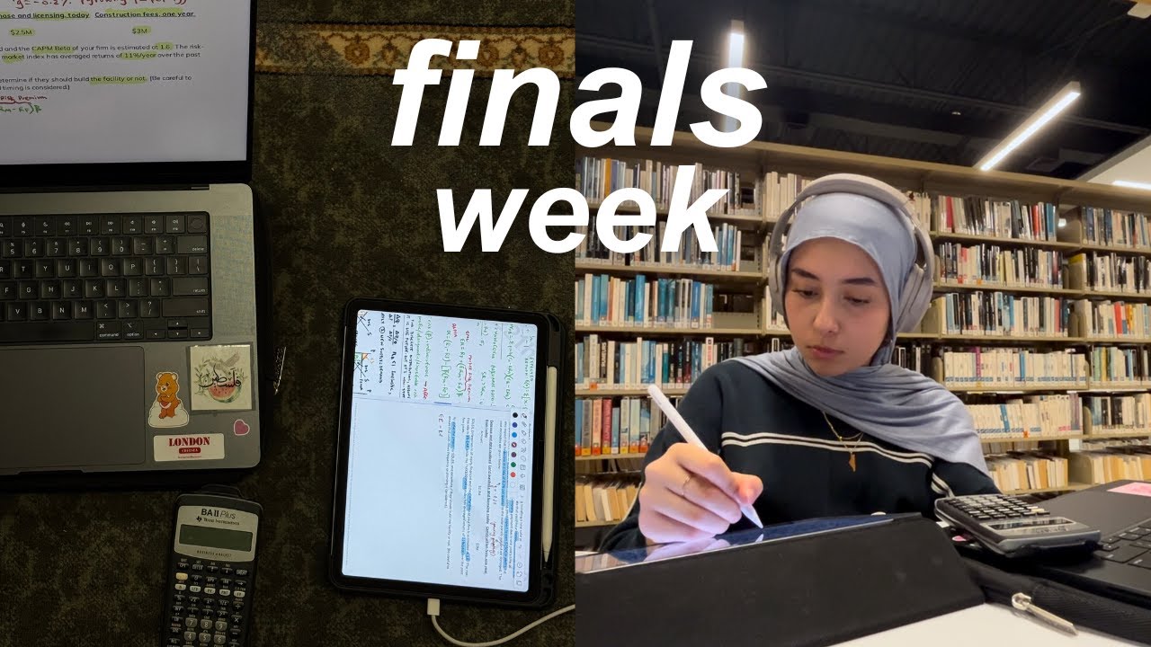 Study Vlog Finals Week Youtube