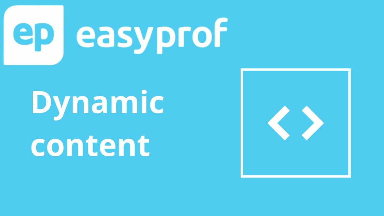 Dynamic Web Content Integration With Easyprof Youtube