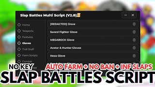 New Slap Battles Script No Key Inf Slaps Auto Farm No Ban Auto Get ...