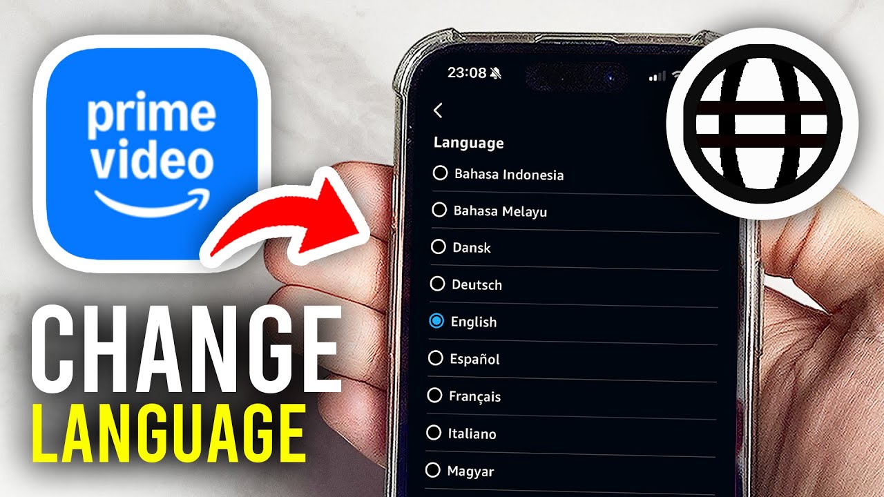 How To Change Language In Amazon Prime Video Full Guide Youtube