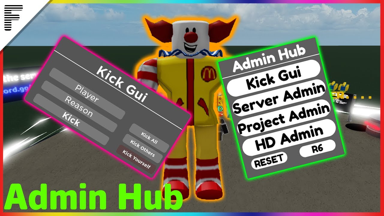 Roblox Serverside Script Showcase Admin Hub Youtube