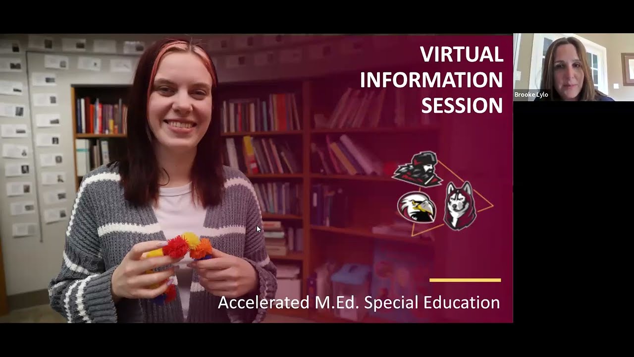 Virtual Information Session Accelerated M Ed Special Education Youtube