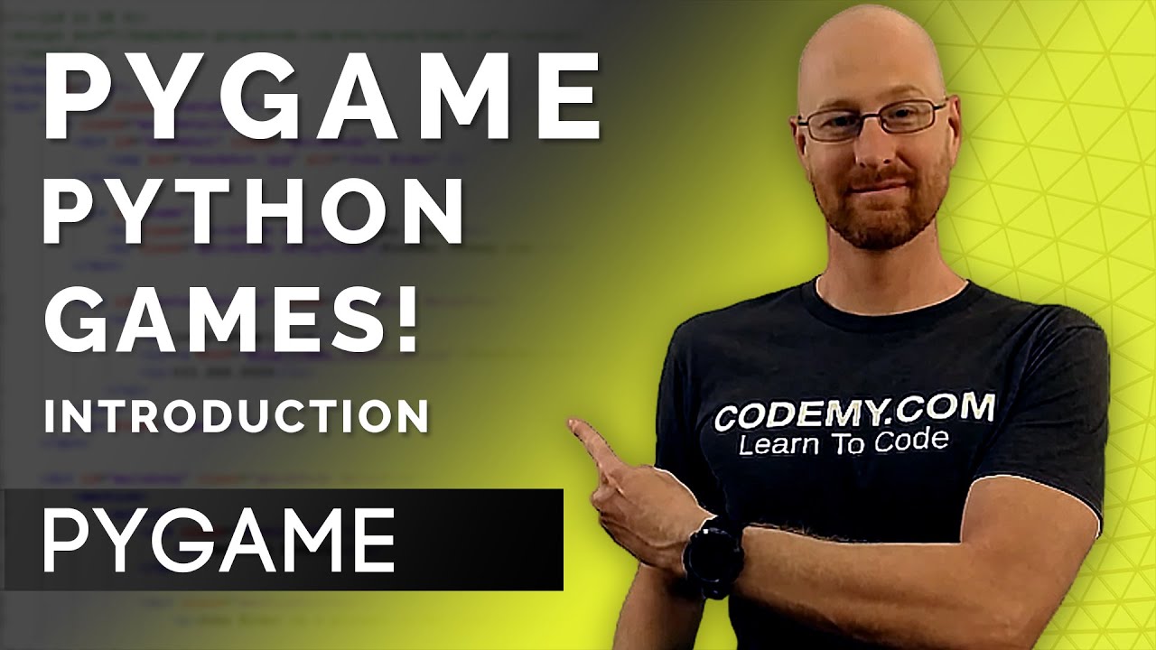 Make Games With Python And Pygame Pygame Thursdays 1 Youtube