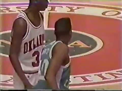 1990 Ncaa Basketball Tournament Oklahoma Vs North Carolina Youtube
