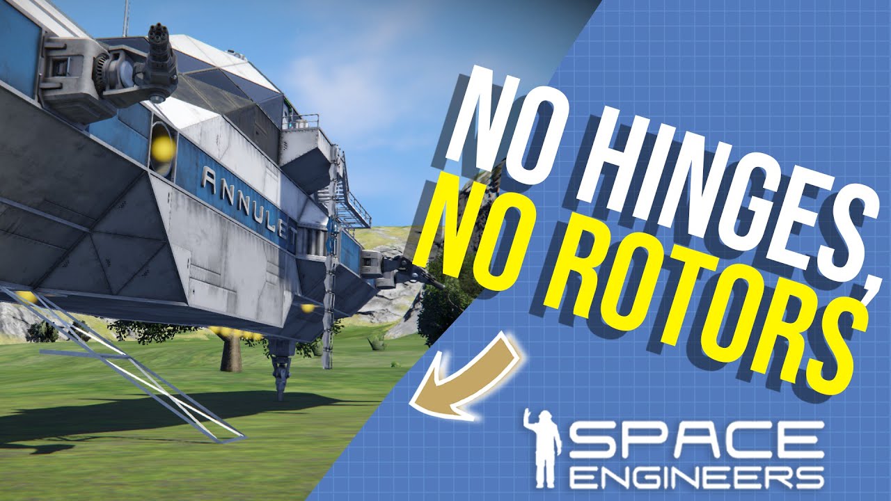 Practical Landing Gear And Ship Boarding Designs Space Engineers Youtube