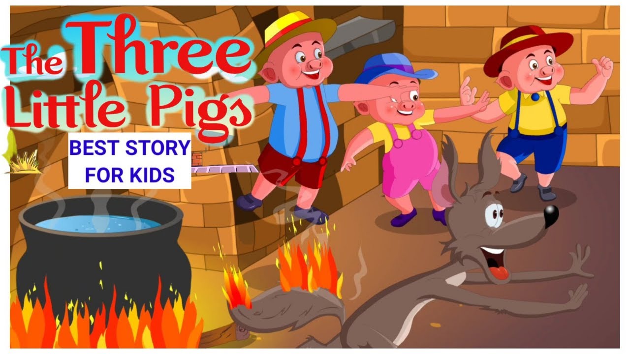 Three Little Pigs Story Kids Moral Story Youtube