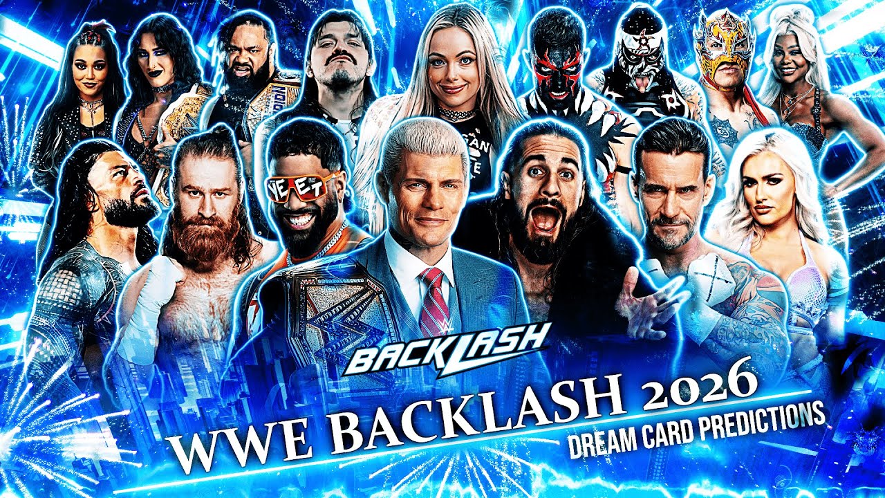 Wwe Backlash 2026 Dream Match Card Predictions Youtube