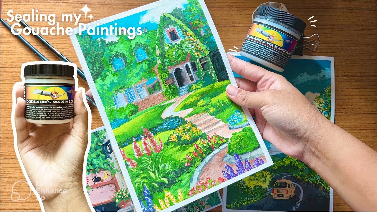 How To Seal Gouache Paintings At Evelyn Bromley Blog