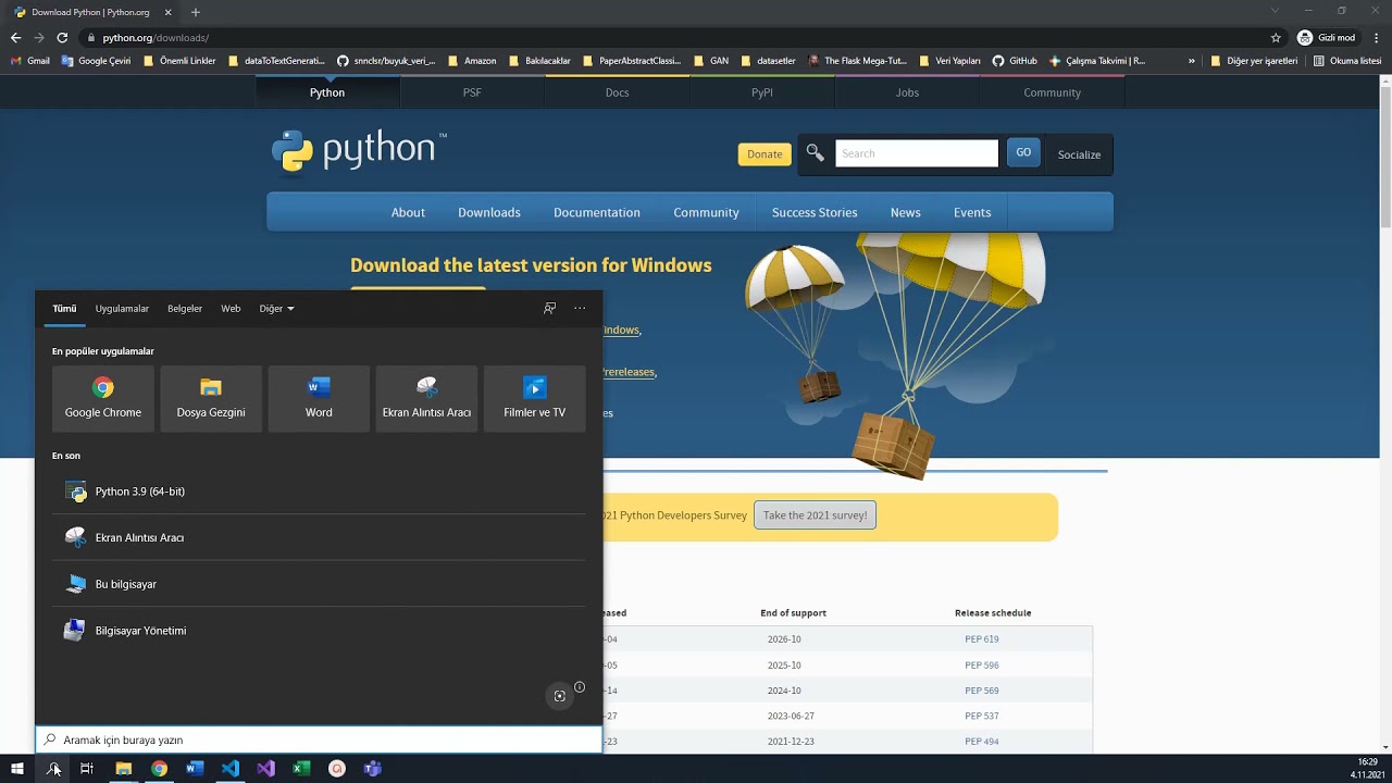 Python Kurulumu Youtube