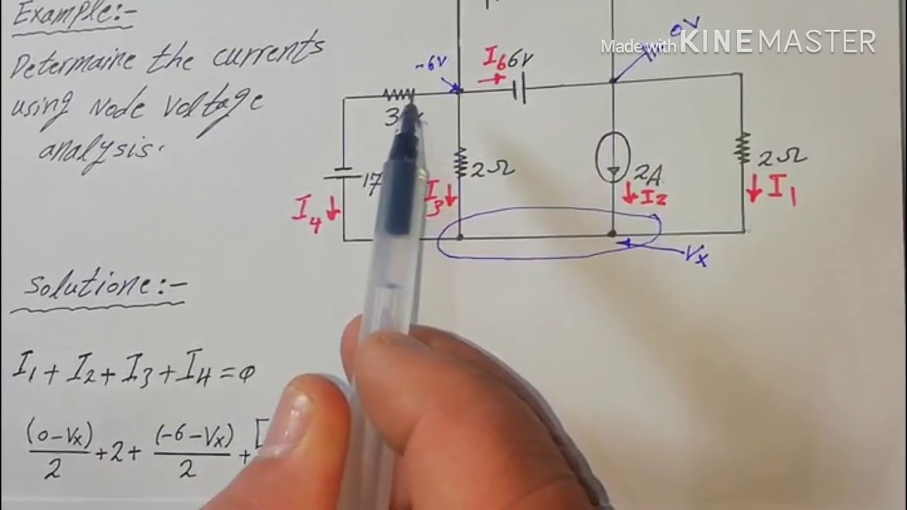 Supernode Voltage Analysis Youtube