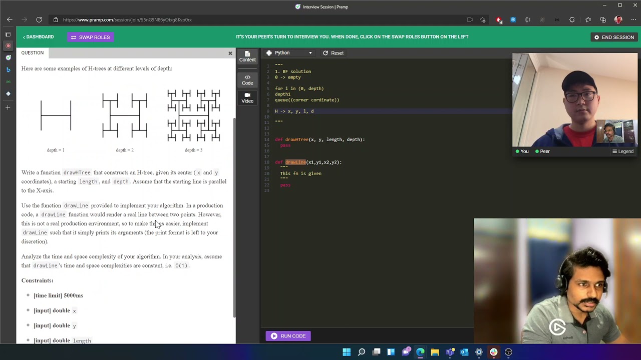 Pramp Coding Interview Data Structure And Algorithms Youtube