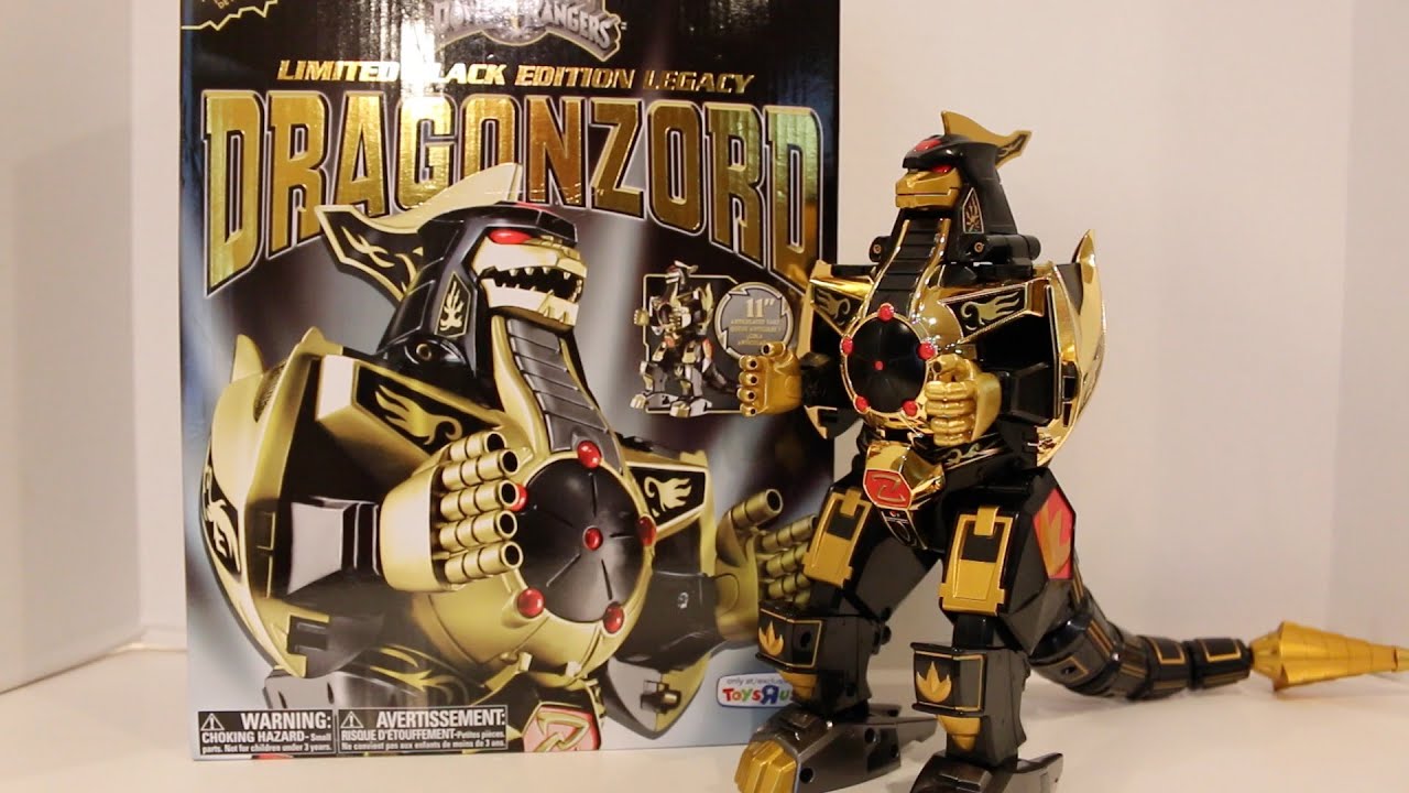 Limited Black Edition Legacy Dragonzord Unboxing Review Mighty Morphin