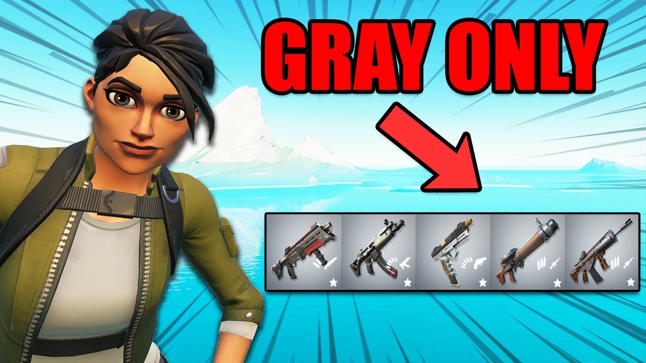 The Gray Guns Only Challenge In Fortnite Chapter 4 Youtube