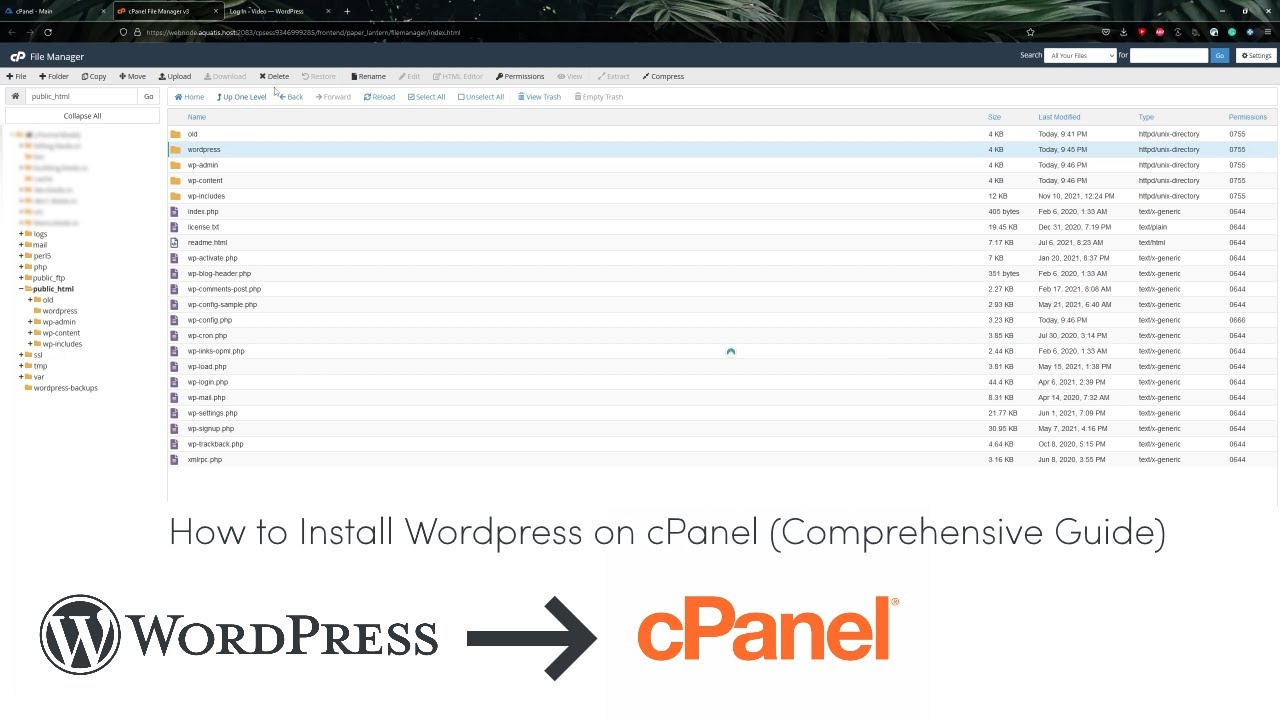 How To Install Wordpress On Cpanel Website Host Comprehensive Guide