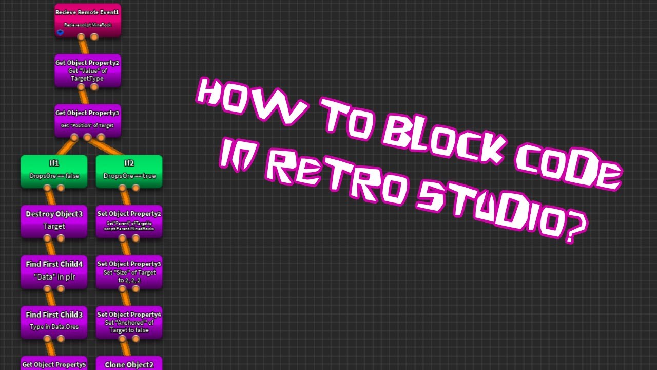 Retrostudio Scripting Episode 01 Basics Youtube