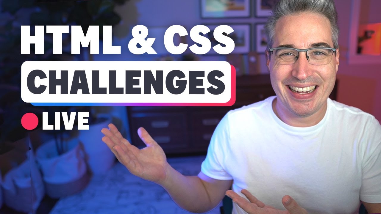 Taking On Html Css Challenges Youtube
