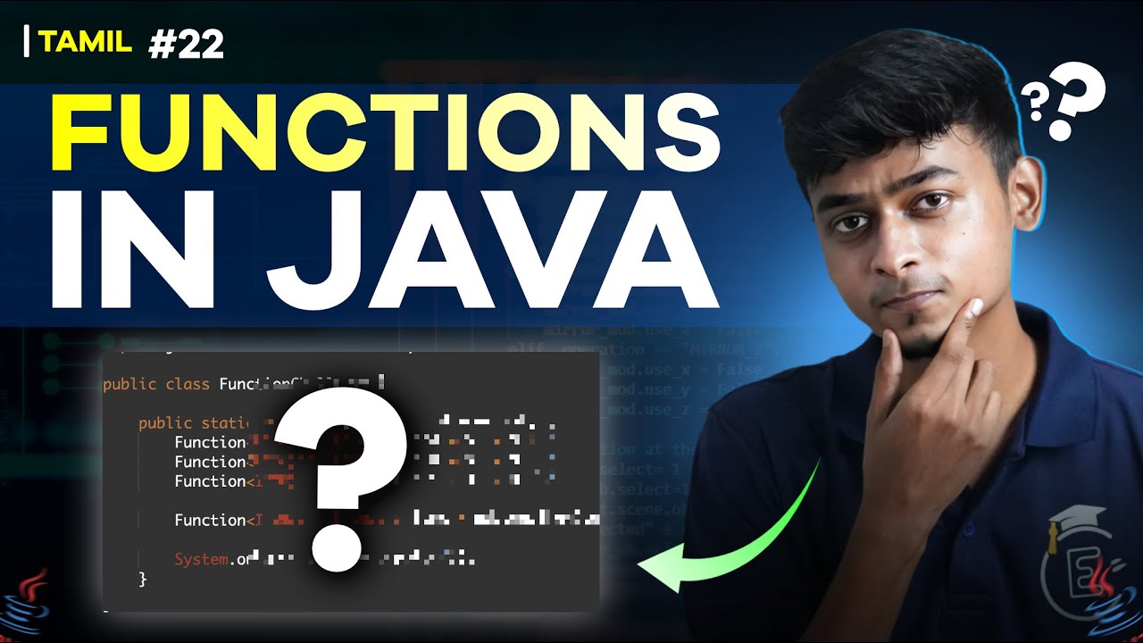 22 Get To Know The Power Of Functions In Javaрџљђ In Tamil Java
