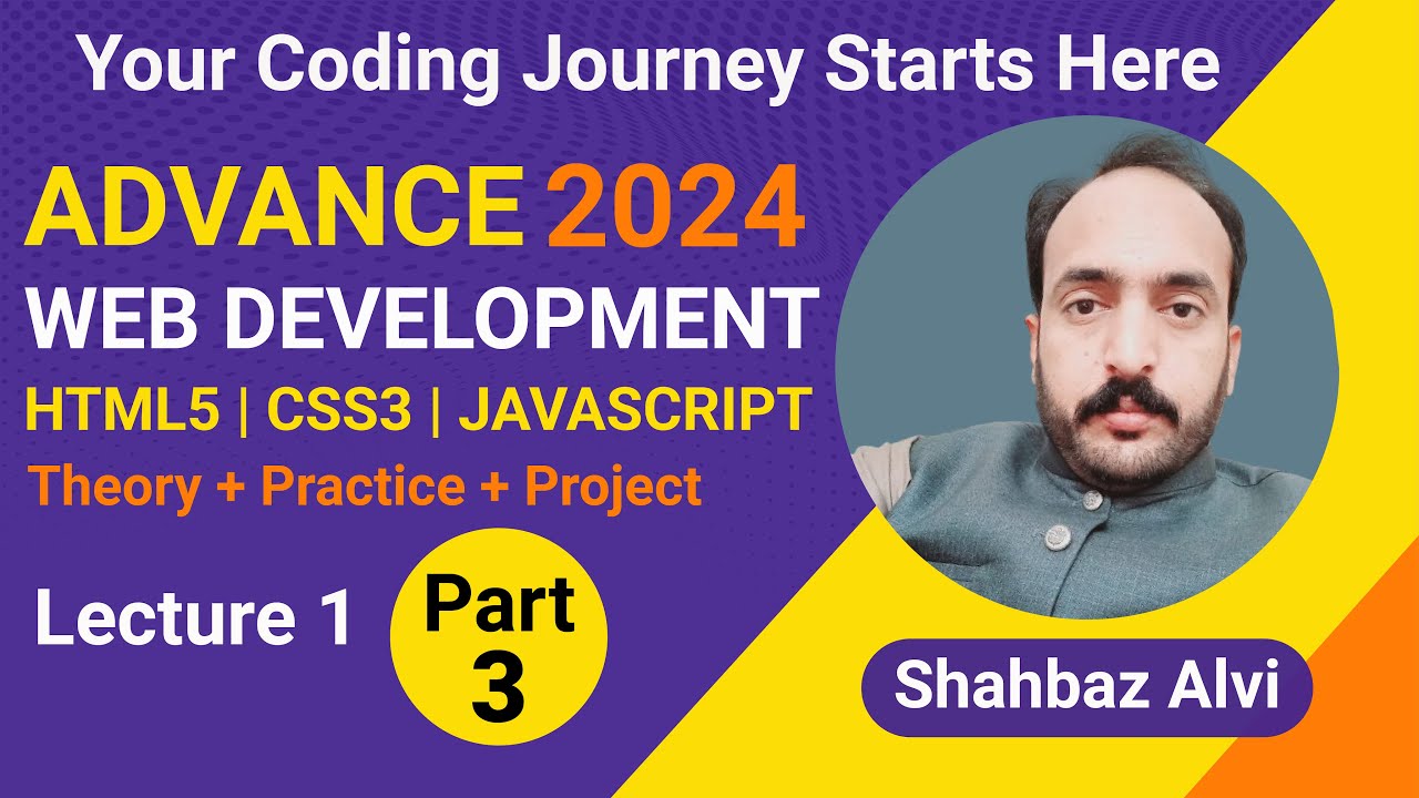 Lecture 1 Part 3 Html Css Javascript Web Development In Hindi