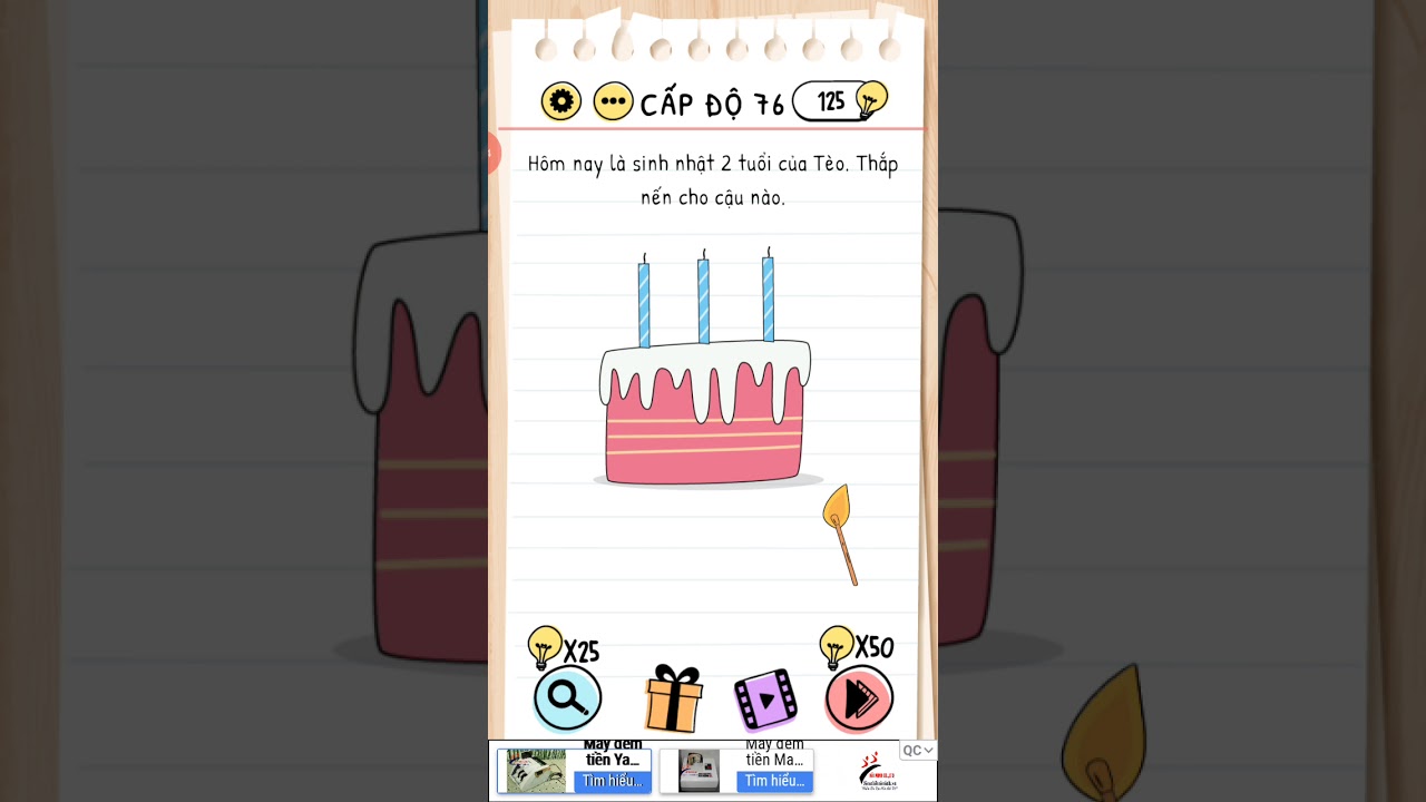 Hæ á Ng Dáº N Brain Test Level 76 Gameplay Walkthrough Solution Youtube