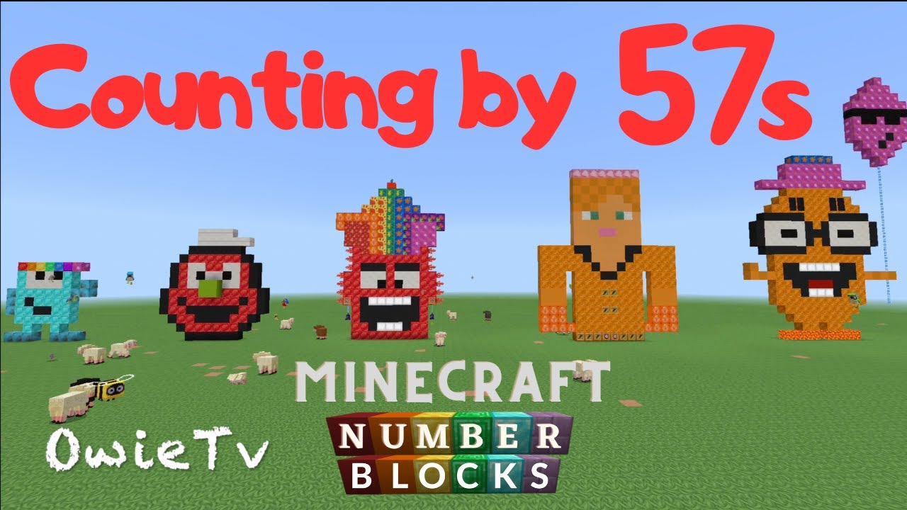 Counting By 57s Numberblocks Minecraft Song Skip Counting By 57 Song