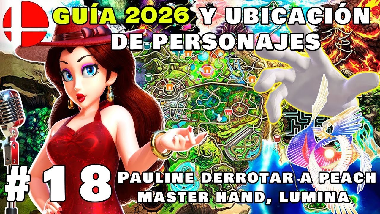 Guia Y Ubicación De Personajes Super Smash Bros Ultimate Cómo