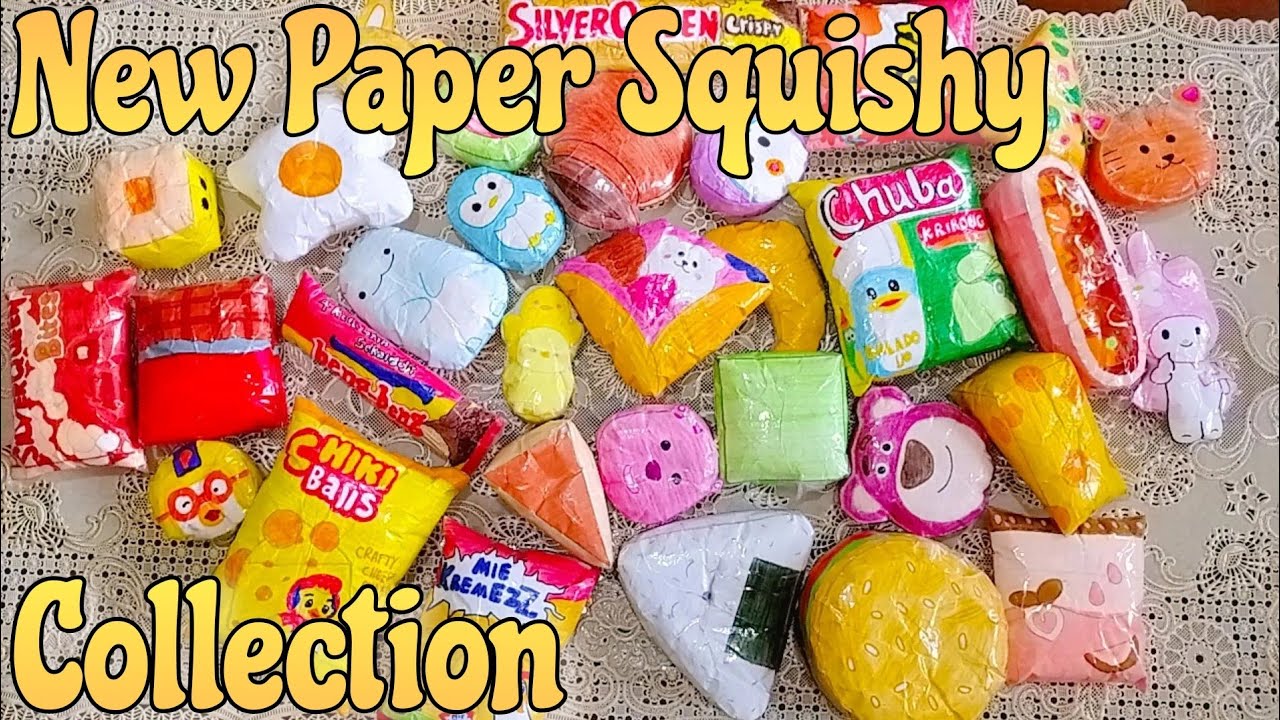 New Paper Squishy Collection Youtube