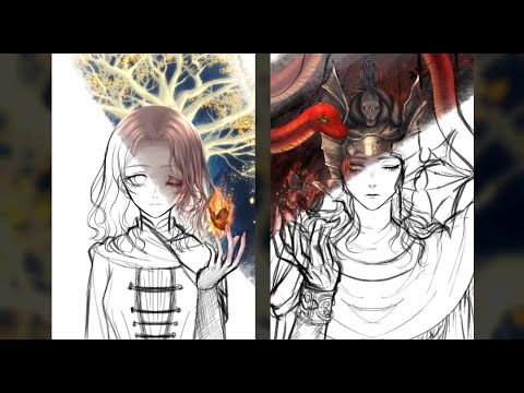 Elden Ring Fanart Melina And Messmer Speed Paint Timelapse