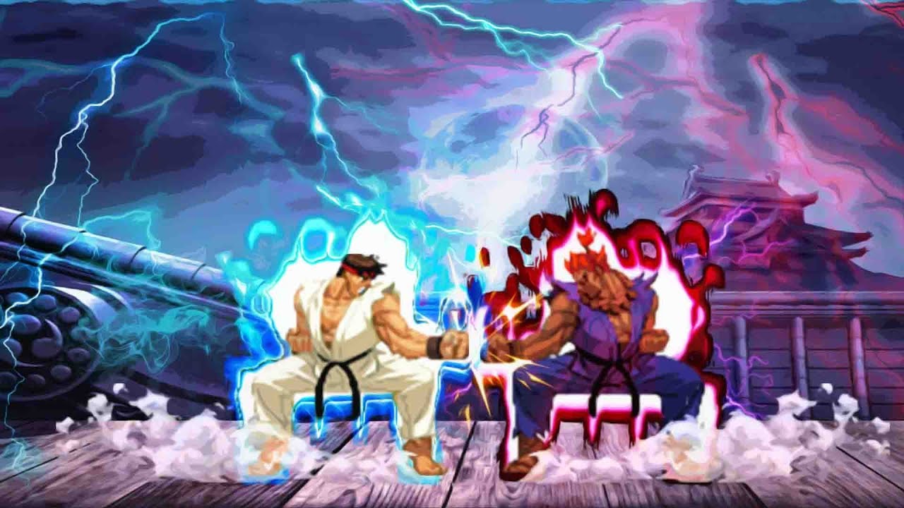 Ryu Vs Akuma Youtube