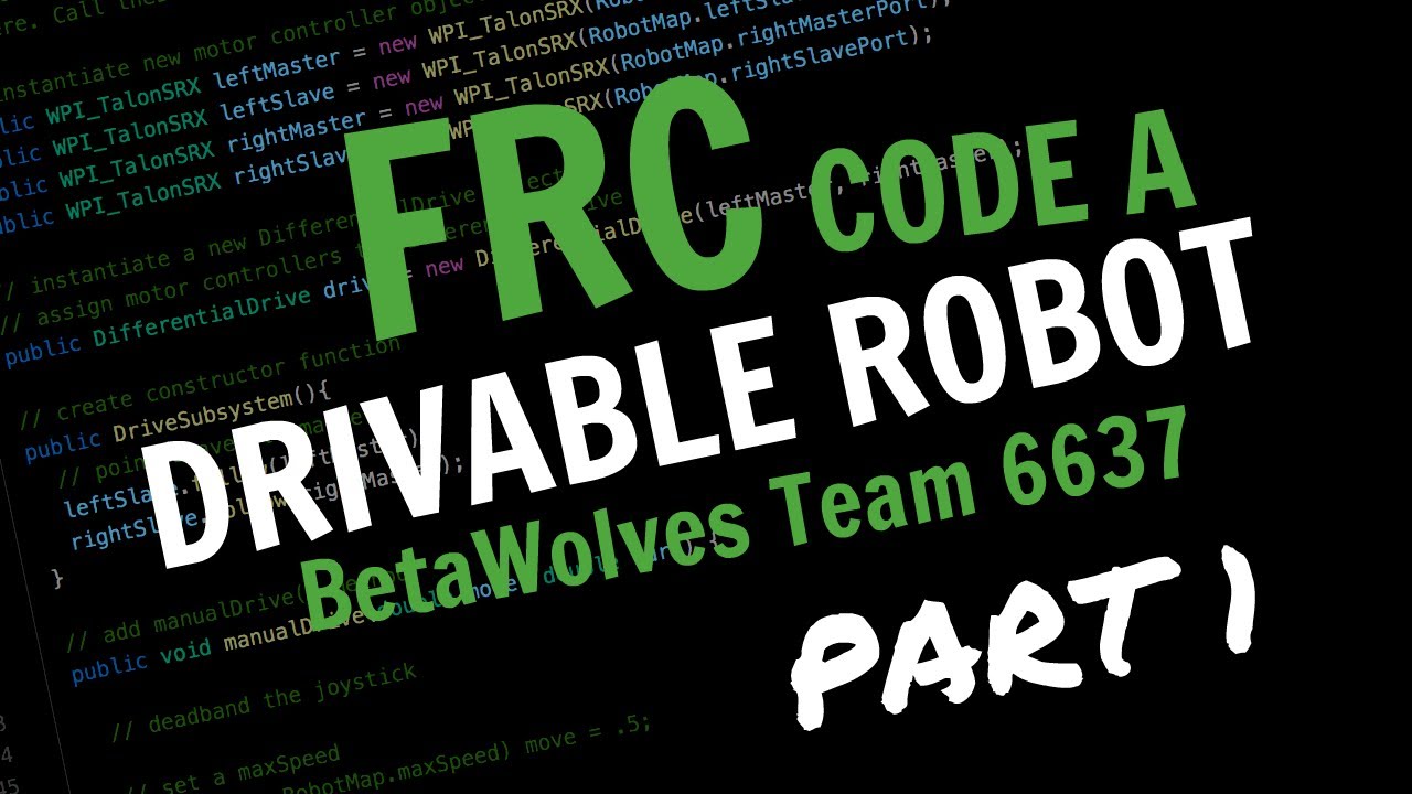 Frc Drivable Robot Part 1 Command Based Project Overview Java Vs