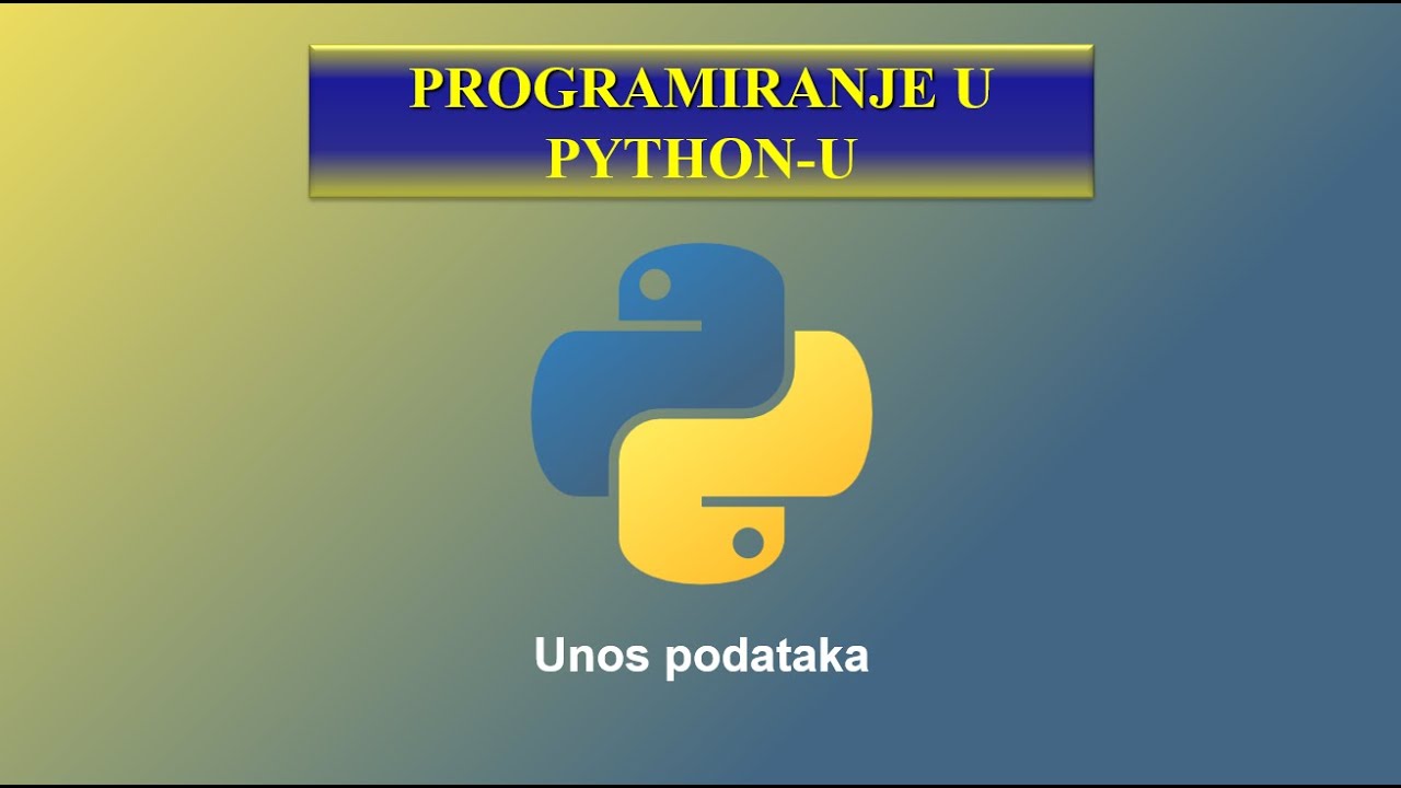 Python 5 Naredba Input Youtube