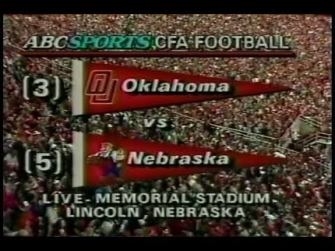 1986 3 Oklahoma 5 Nebraska No Huddle Youtube