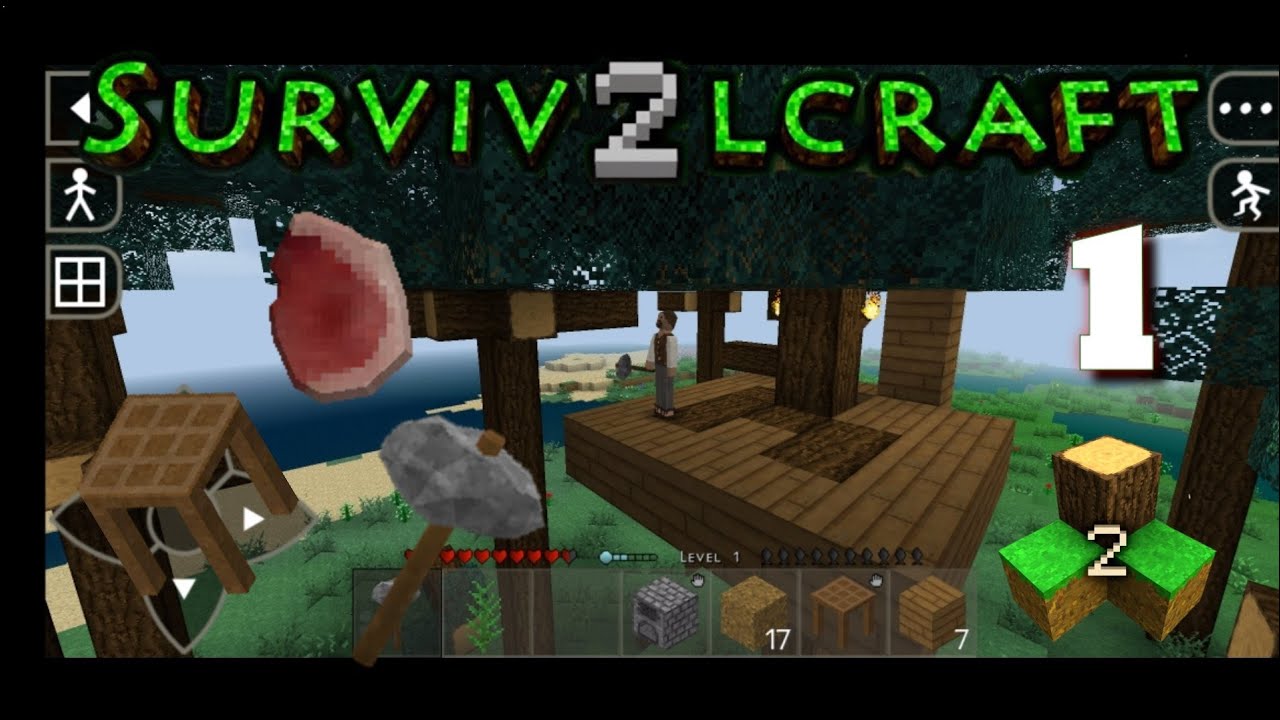 Survival Craft 2 Gameplay 1 Day One Youtube