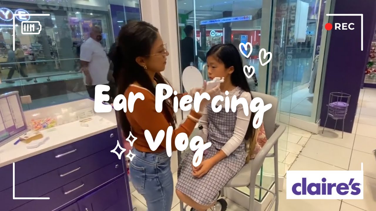 Ca Ear Piercing How They Are Performed At Claire S Youtube