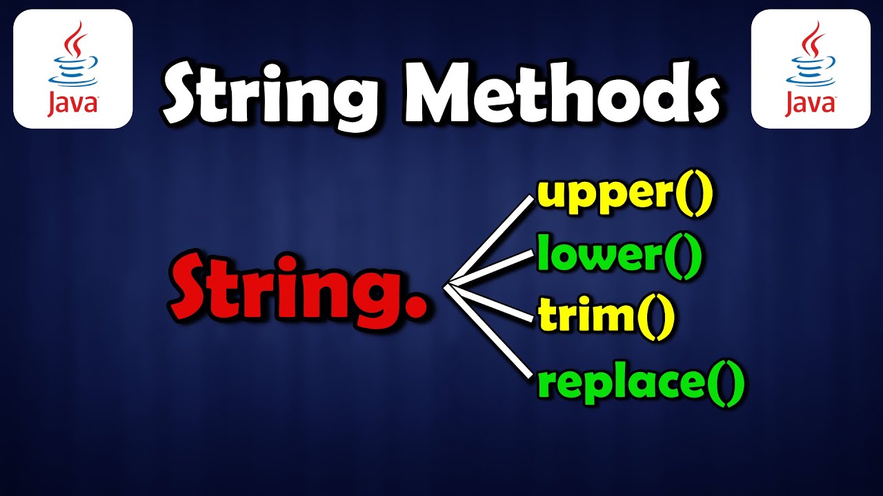 String Methods στη Java Youtube